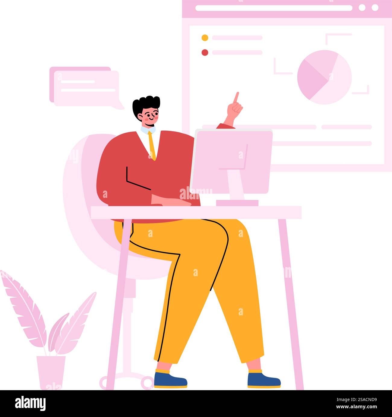 Business Audit Documents Vector Illustration with Charts, Accounting ...