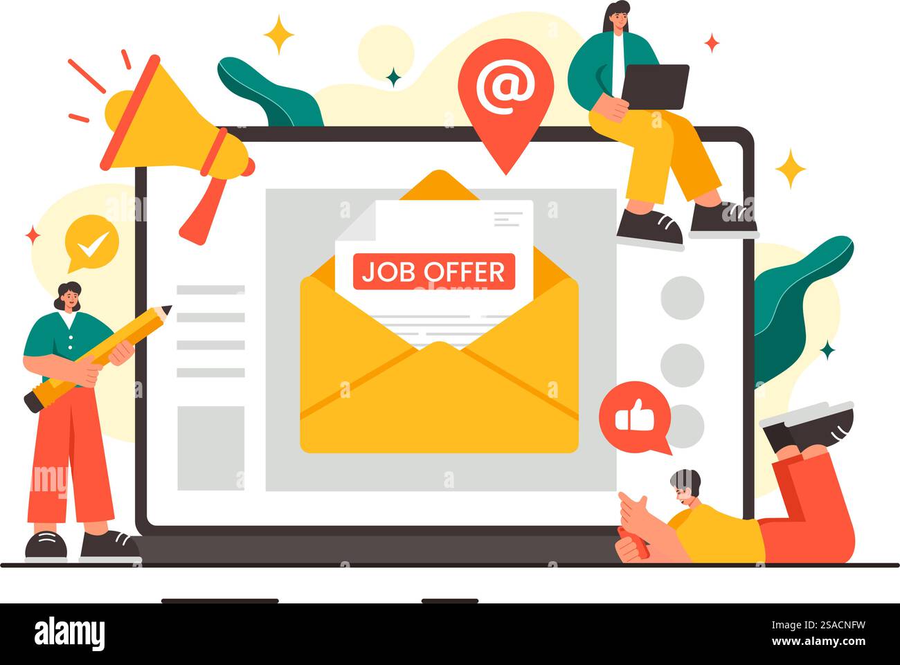 Business team promotion recruitment Cut Out Stock Images & Pictures - Alamy