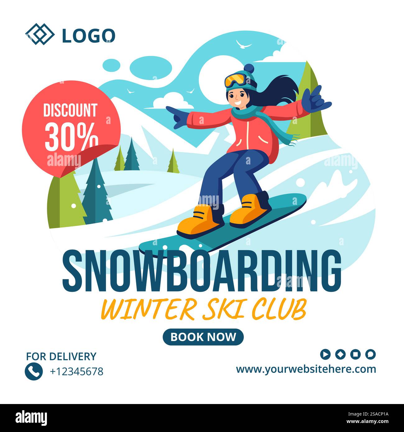 Cold winter social media Cut Out Stock Images & Pictures - Alamy