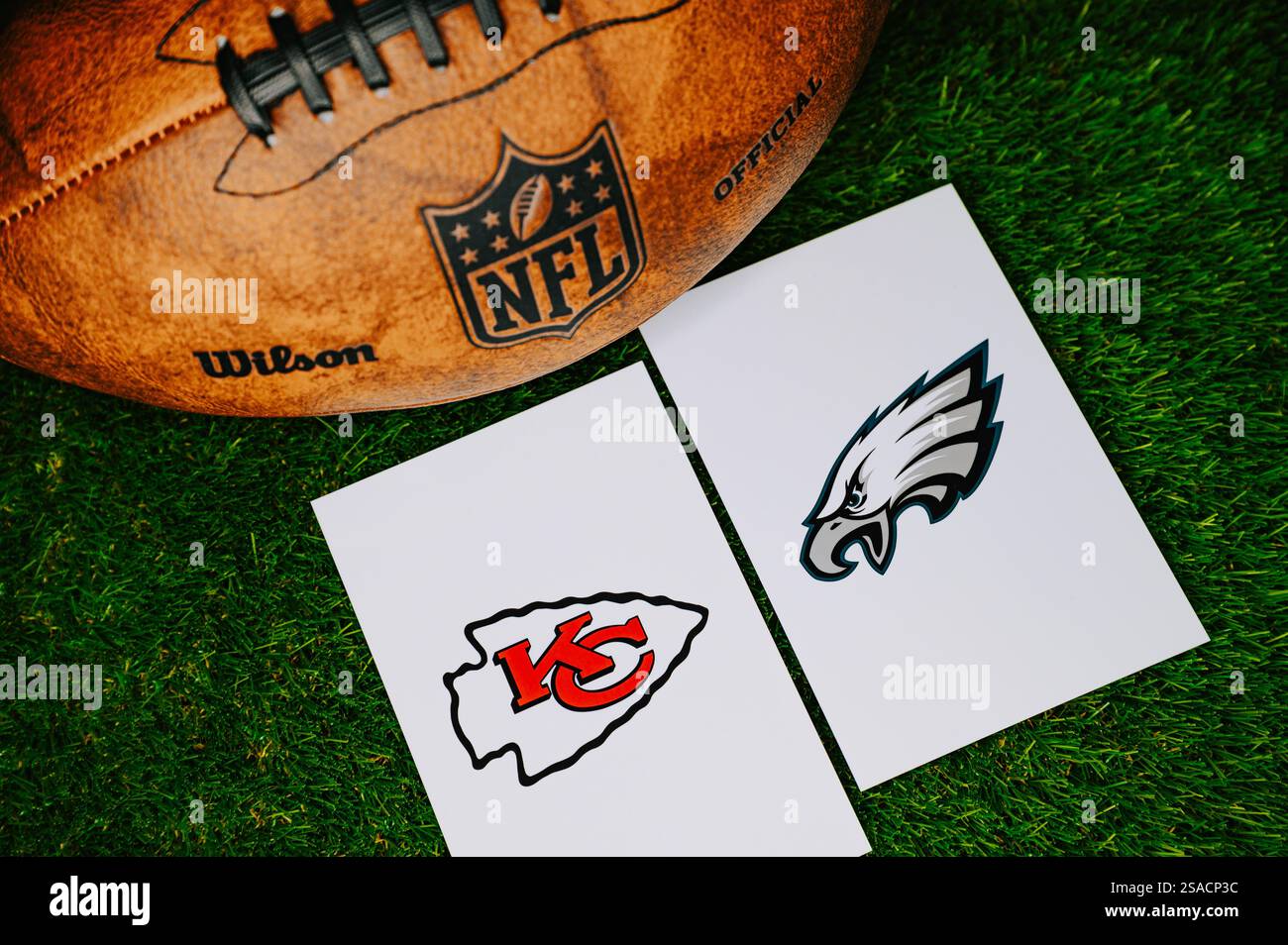 NEW ORLEANS, USA, JANUARY 27, 2025: Kansas City Chiefs vs. Philadelphia ...