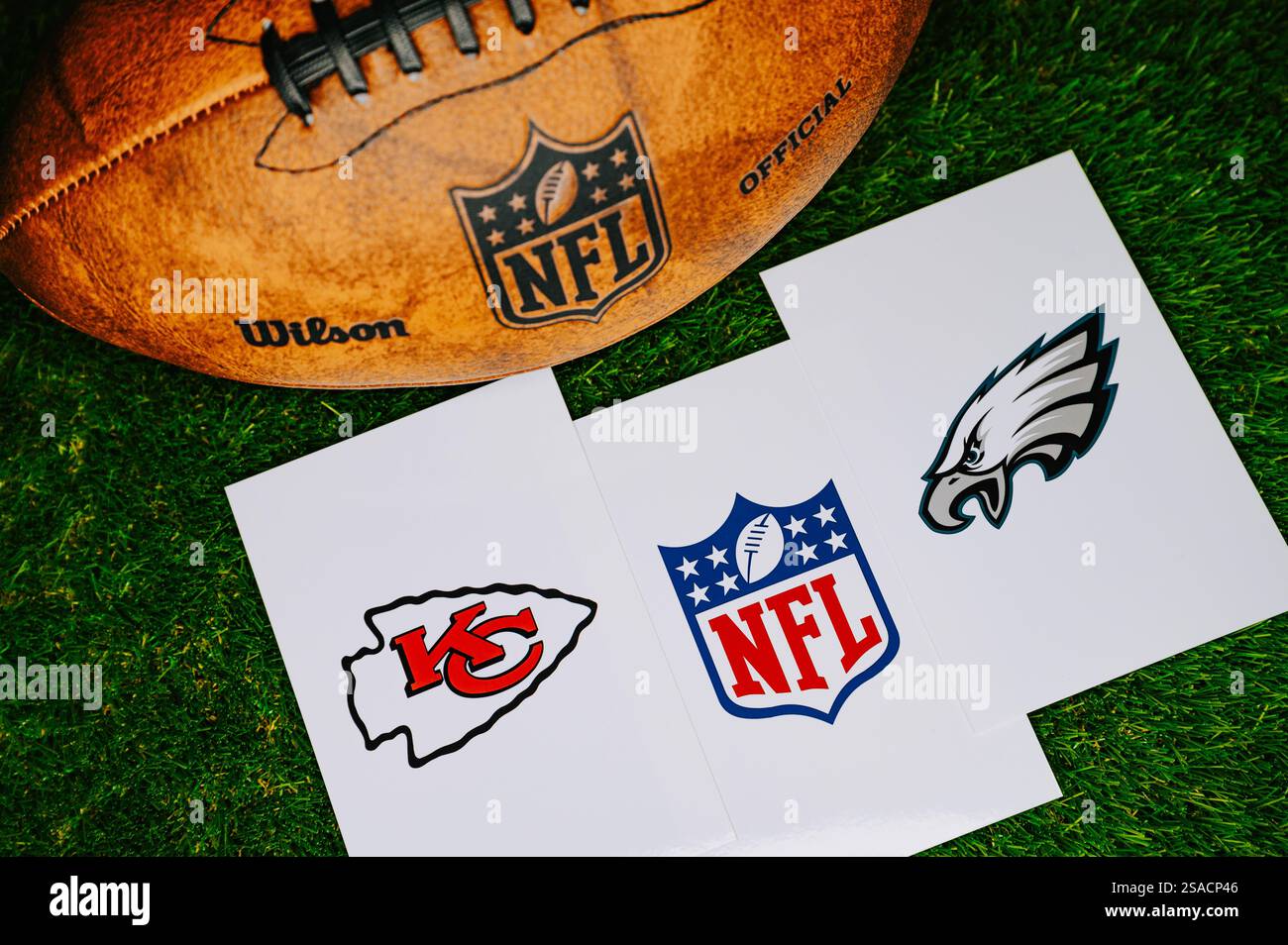 NEW ORLEANS, USA, JANUARY 27, 2025: Kansas City Chiefs vs. Philadelphia ...