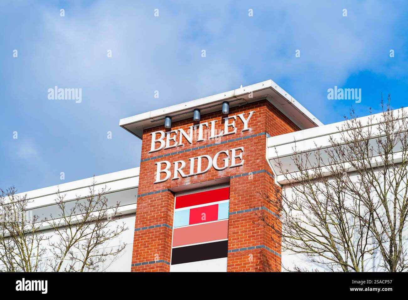 Wednesfield, UK – January20 2025: External signage of the Bentley ...