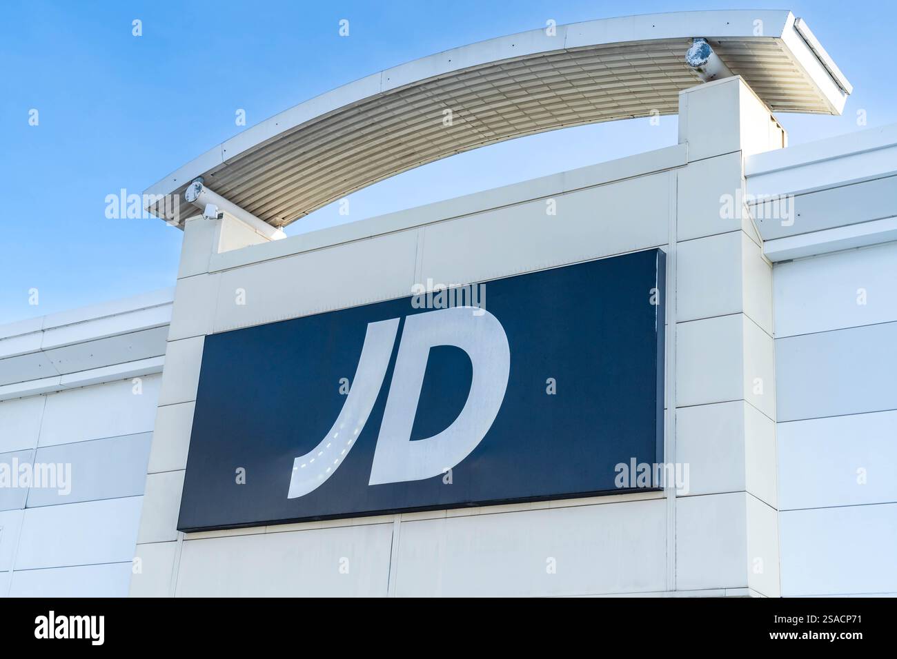 Wednesfield, UK – January20 2025: External signage of UK sports ...