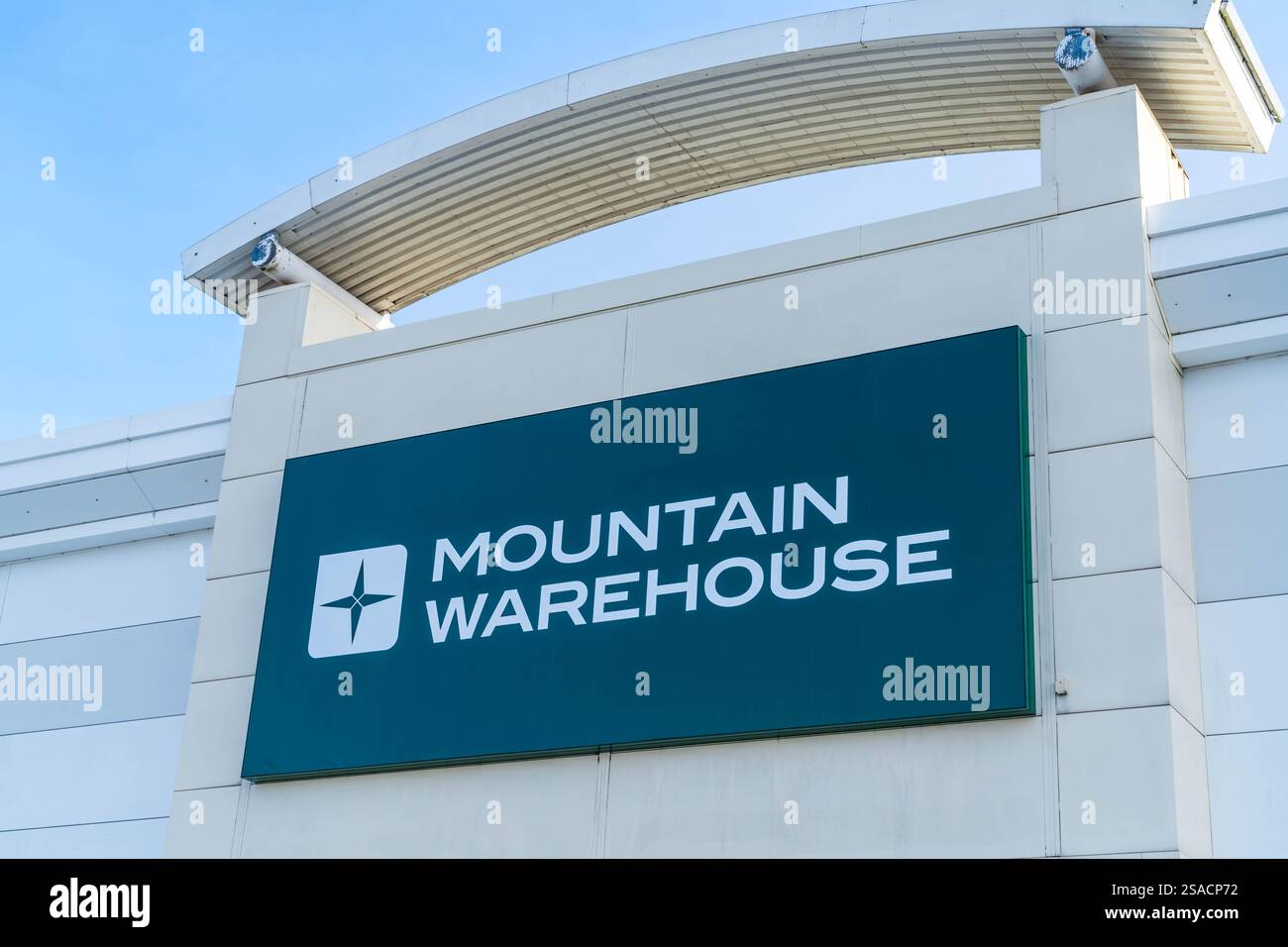 Wednesfield, UK – January20 2025: External signage of UK based outdoor ...