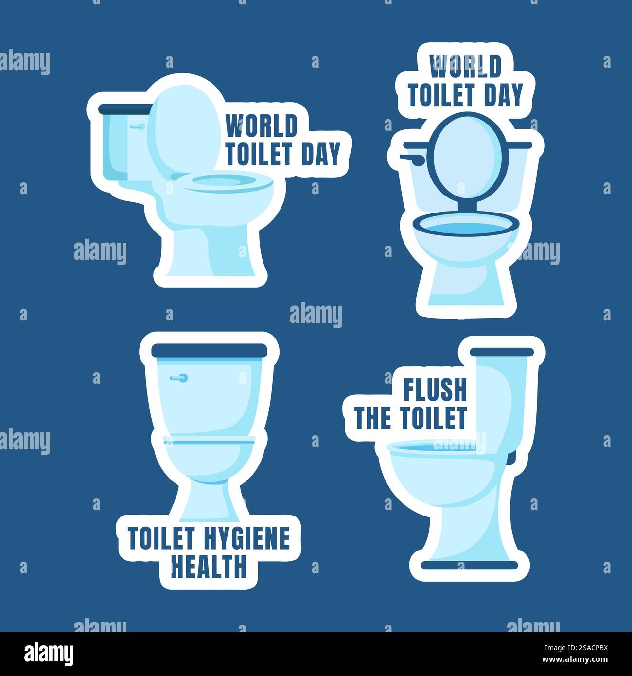 Toilets sanitation Stock Vector Images - Alamy