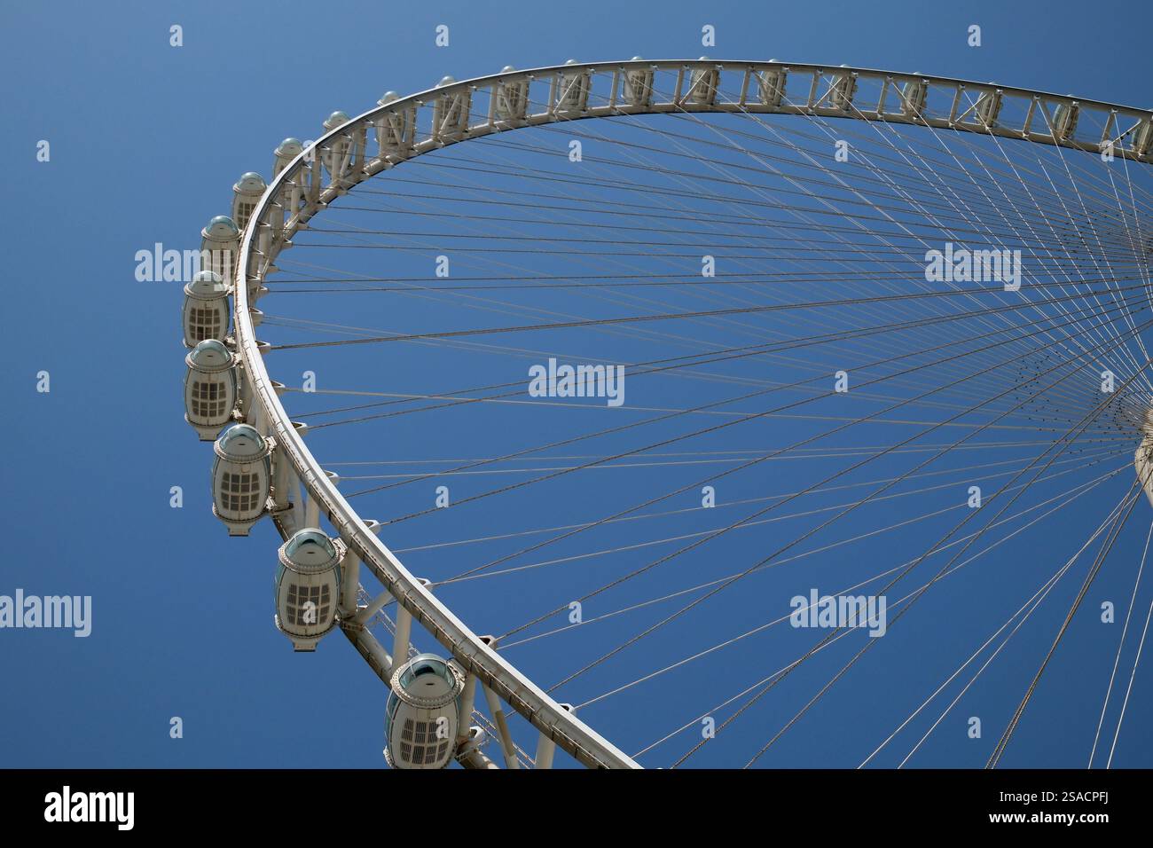 the world's largest and tallest observation wheel located on Bluewaters Island in Dubai Marina ...