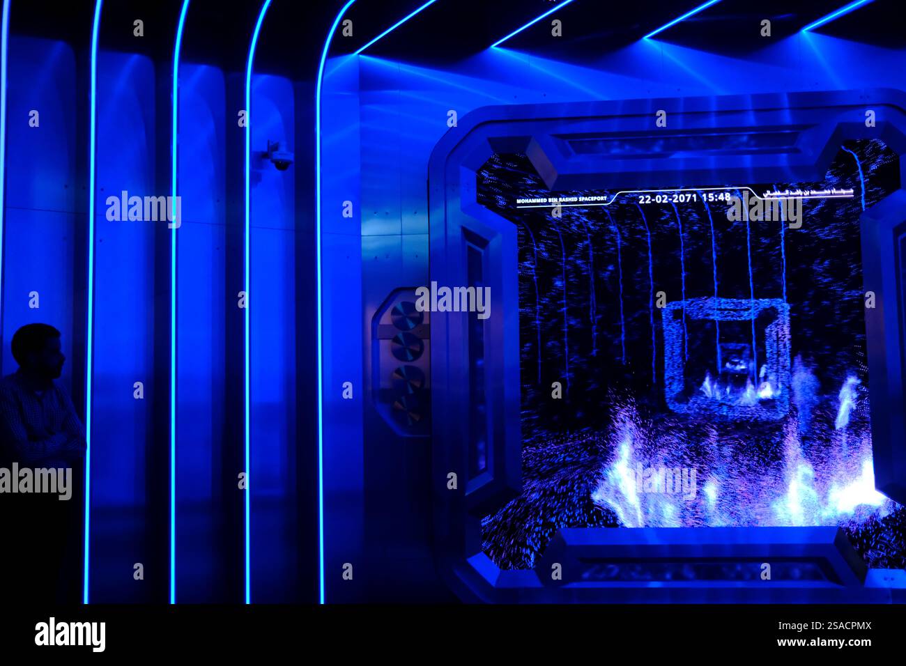 Museum of the Future. The Orbital Space Station (OSS) Hope exhibits ...