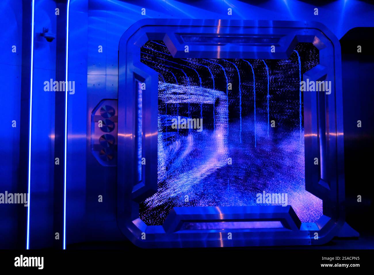 Museum of the Future. The Orbital Space Station (OSS) Hope exhibits ...