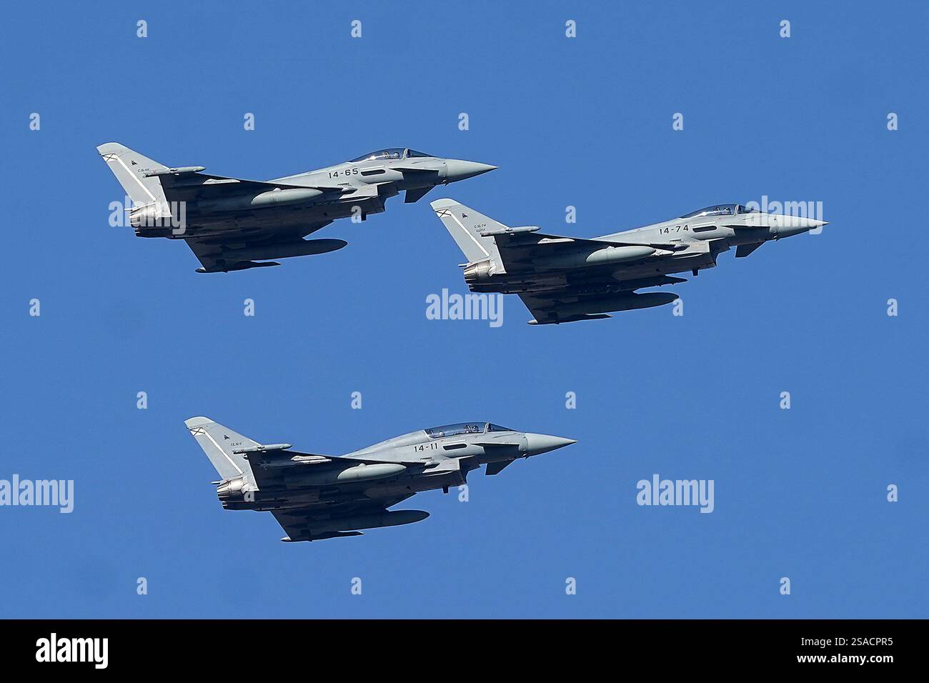 Madrid, Spain. 04th Oct, 2023. Eurofighter Typhoon aircraft of the ...