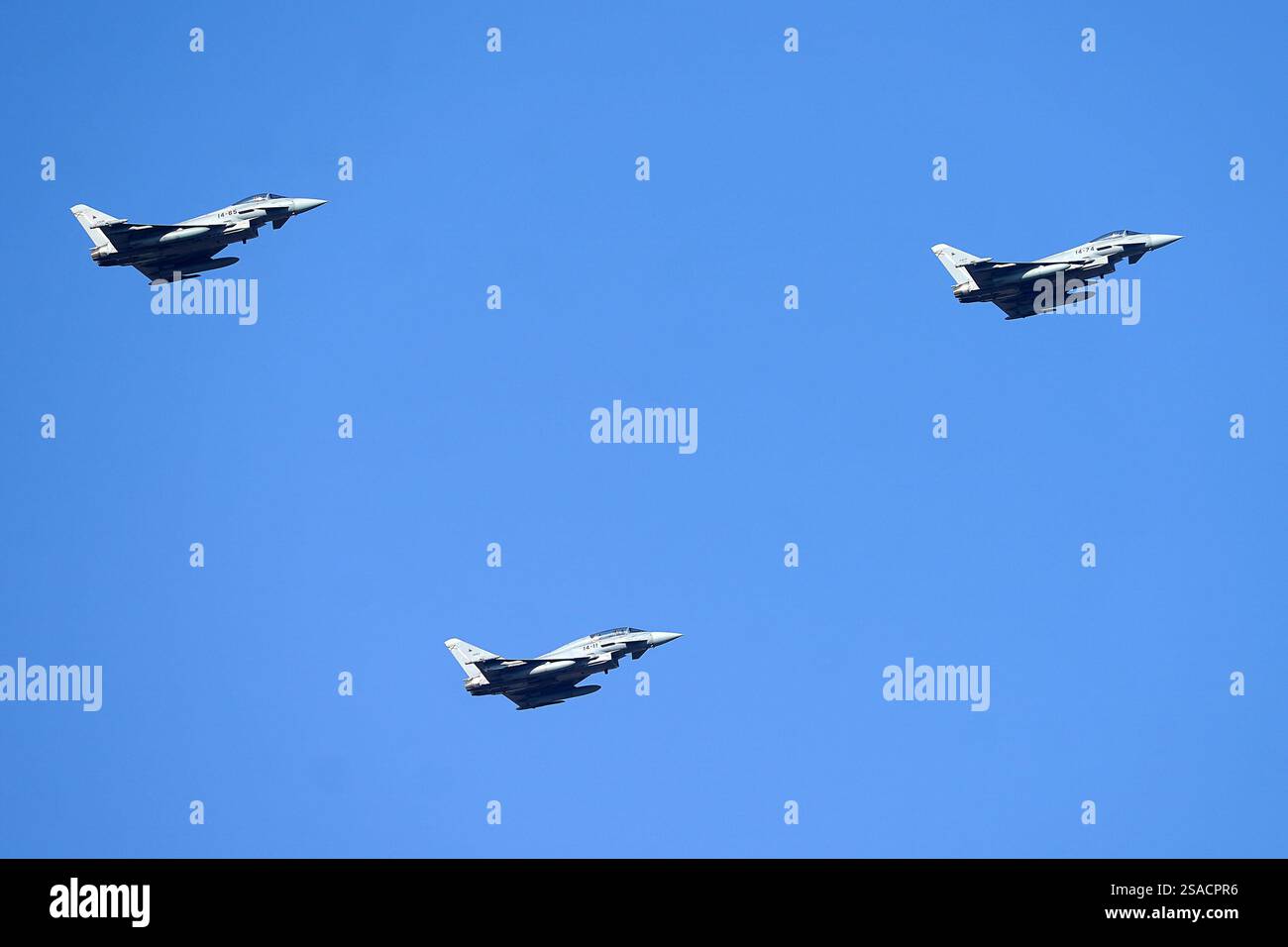 Madrid, Spain. 04th Oct, 2023. Eurofighter Typhoon aircraft of the ...
