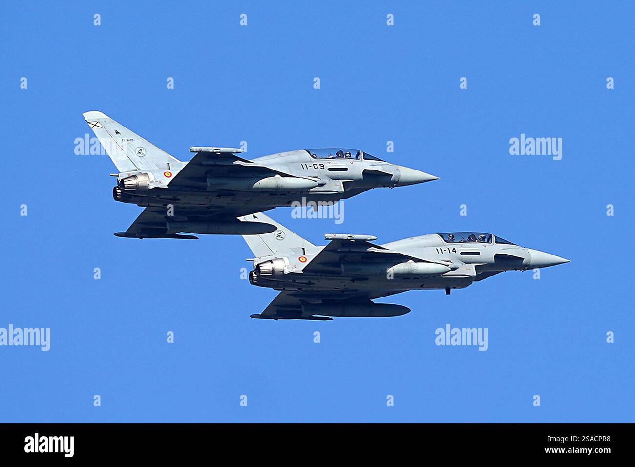 Madrid, Spain. 04th Oct, 2023. Eurofighter Typhoon aircraft of the ...