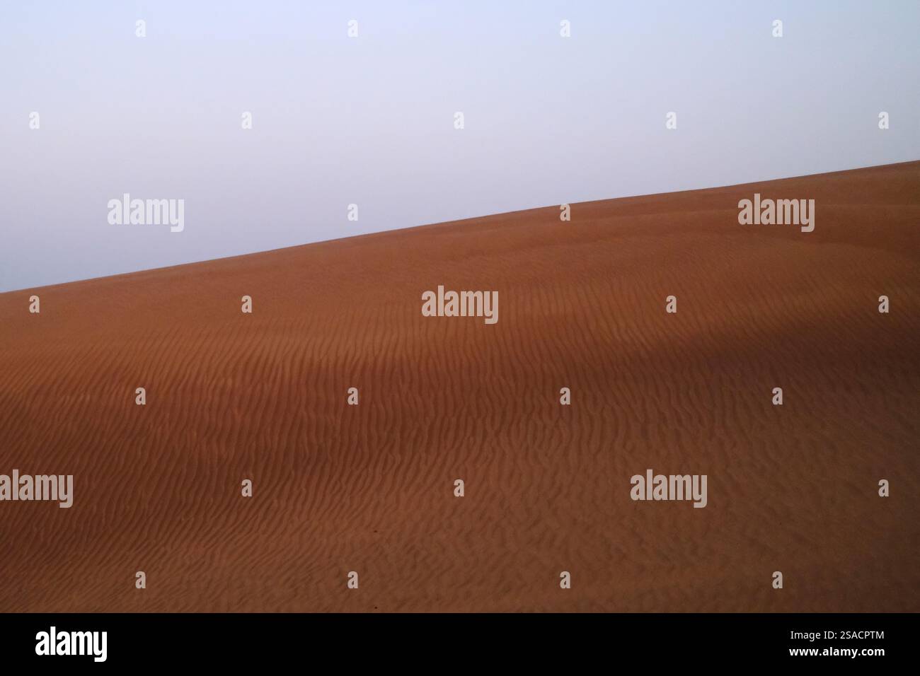 Beautiful sand dunes in desert Dubai, UAE, United Arab Emirates Stock ...