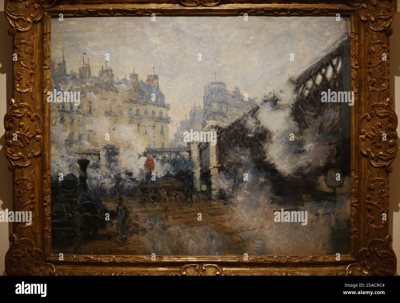 Marmottan Monet Museum, Paris, France.Claude Monet, The Europe Bridge ...