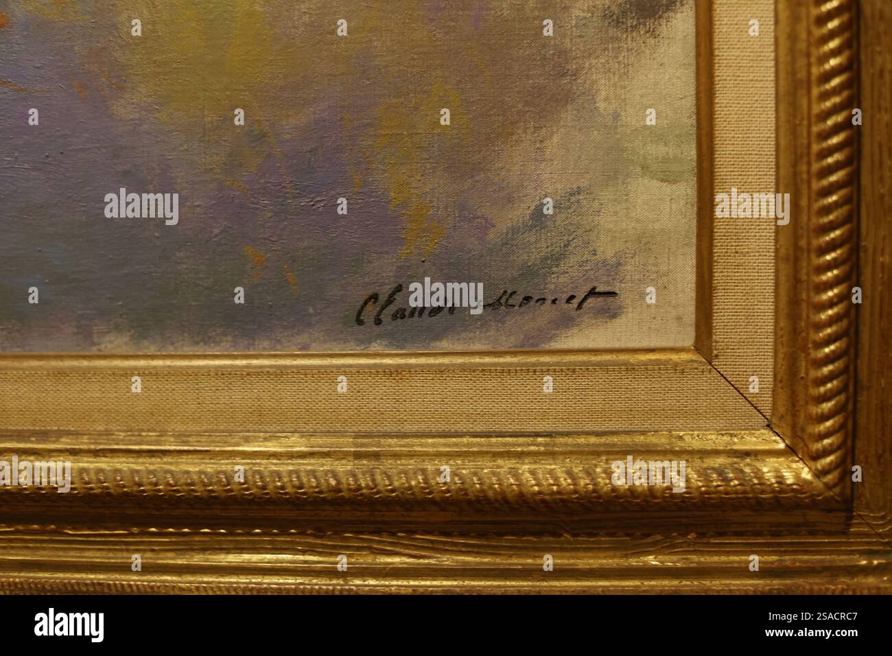 Marmottan Monet Museum, Paris, France.Claude Monet’s signature Stock ...