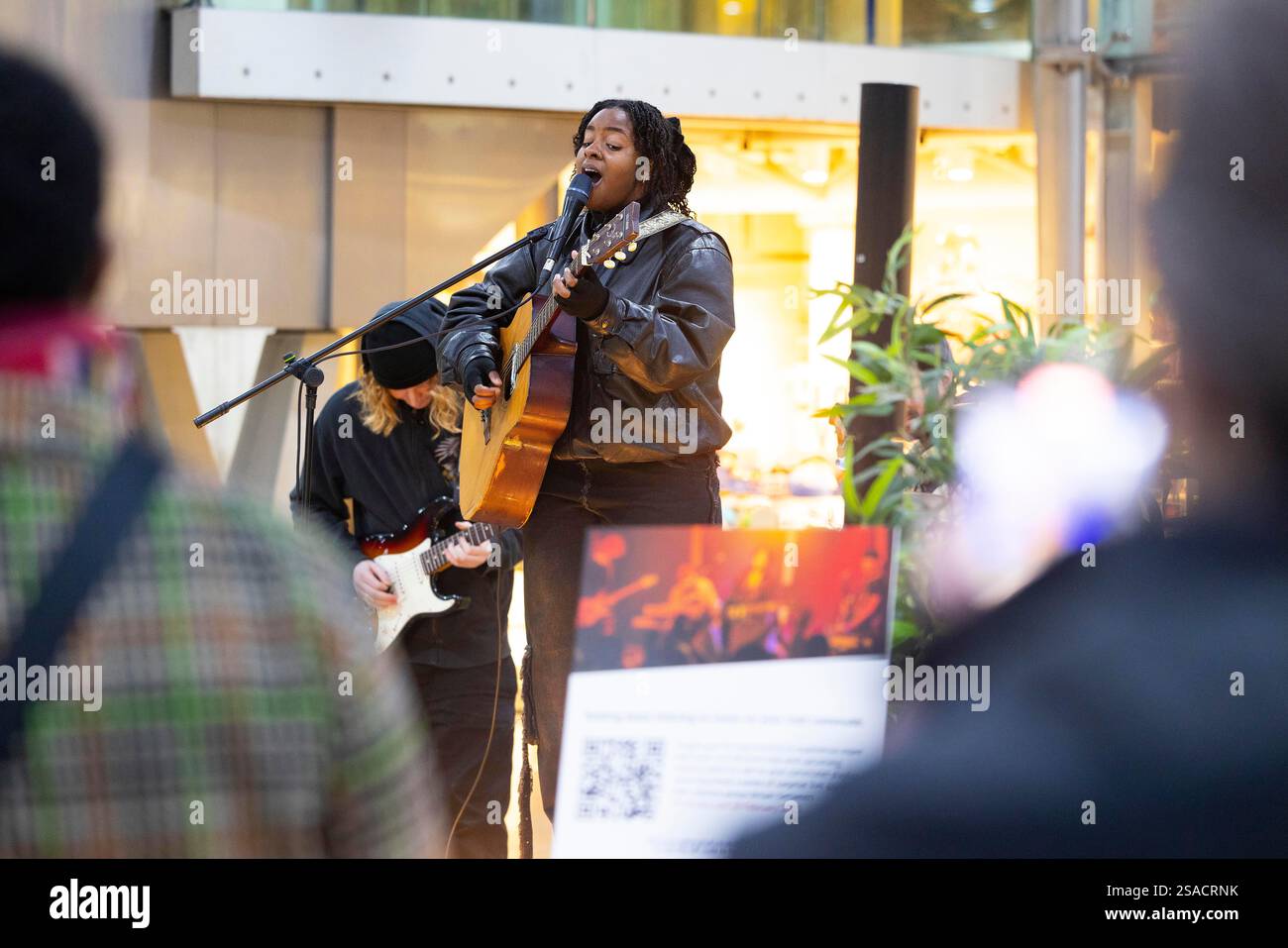 EDITORIAL USE ONLY Jazz and neo-soul inspired artist Ashaine White ...