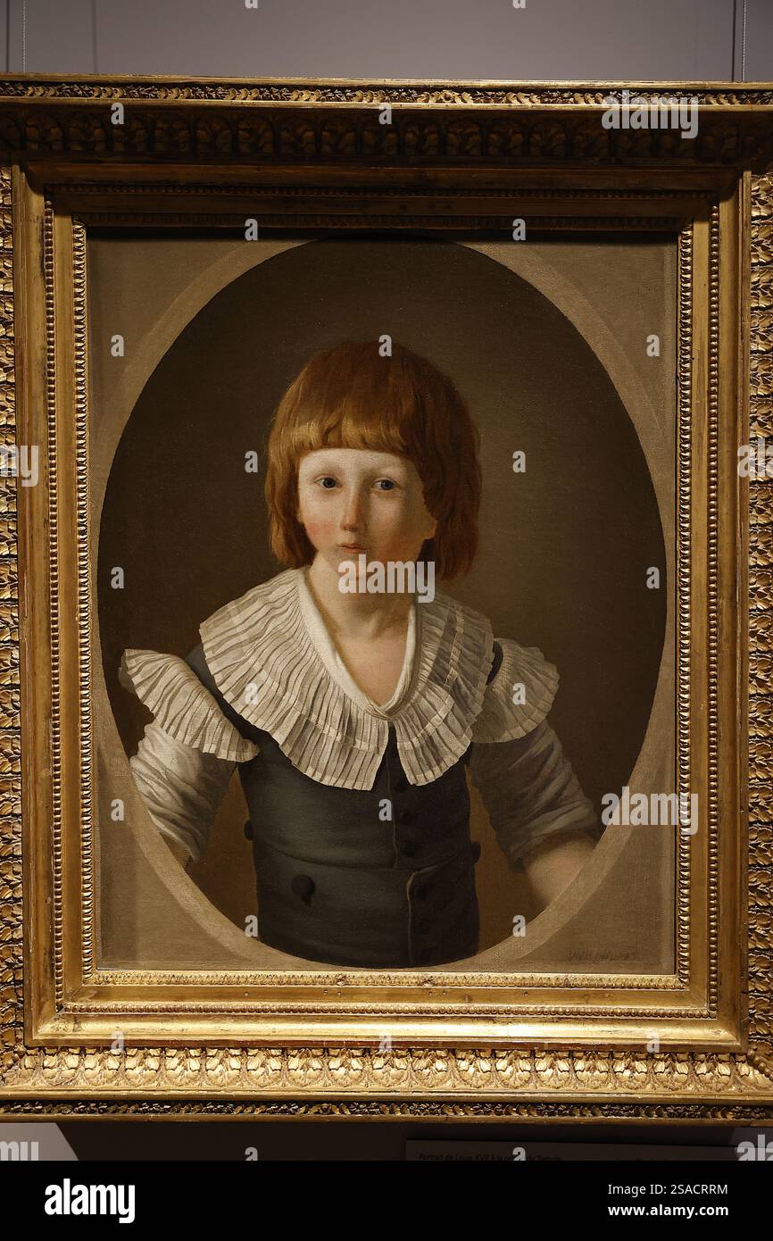 Carnavalet museum, Paris, France.Joseph-Marie Vien, .Portrait of Louis ...
