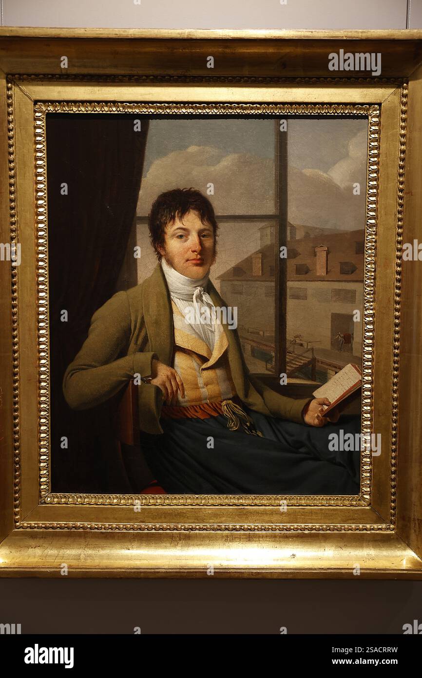 Carnavalet museum, Paris, France.Louis-Andre-Gabriel Bouchet, Portrait ...