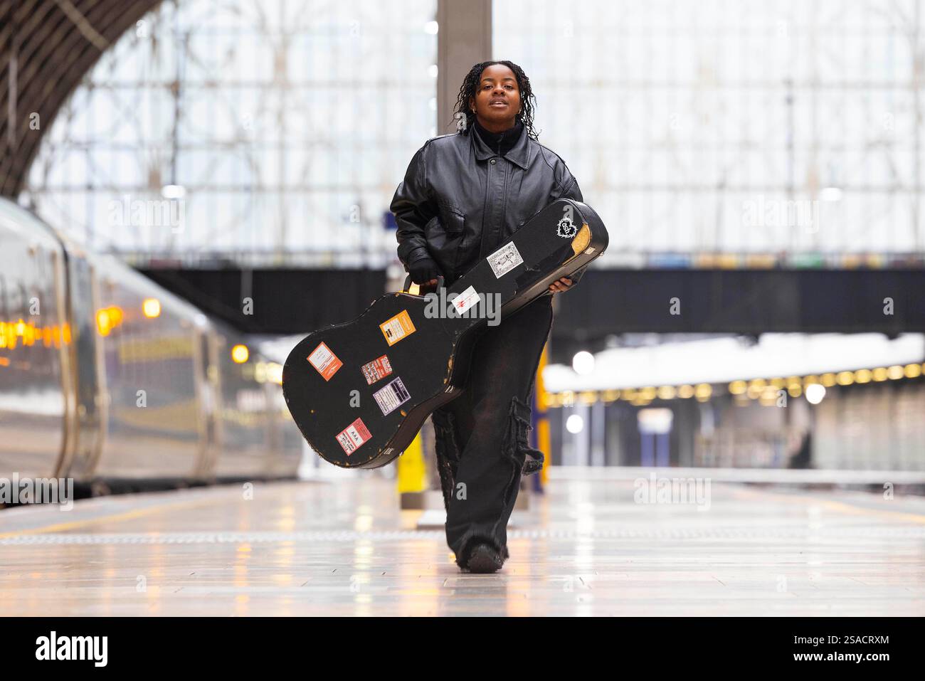 EDITORIAL USE ONLY Jazz and neo-soul inspired artist Ashaine White ...