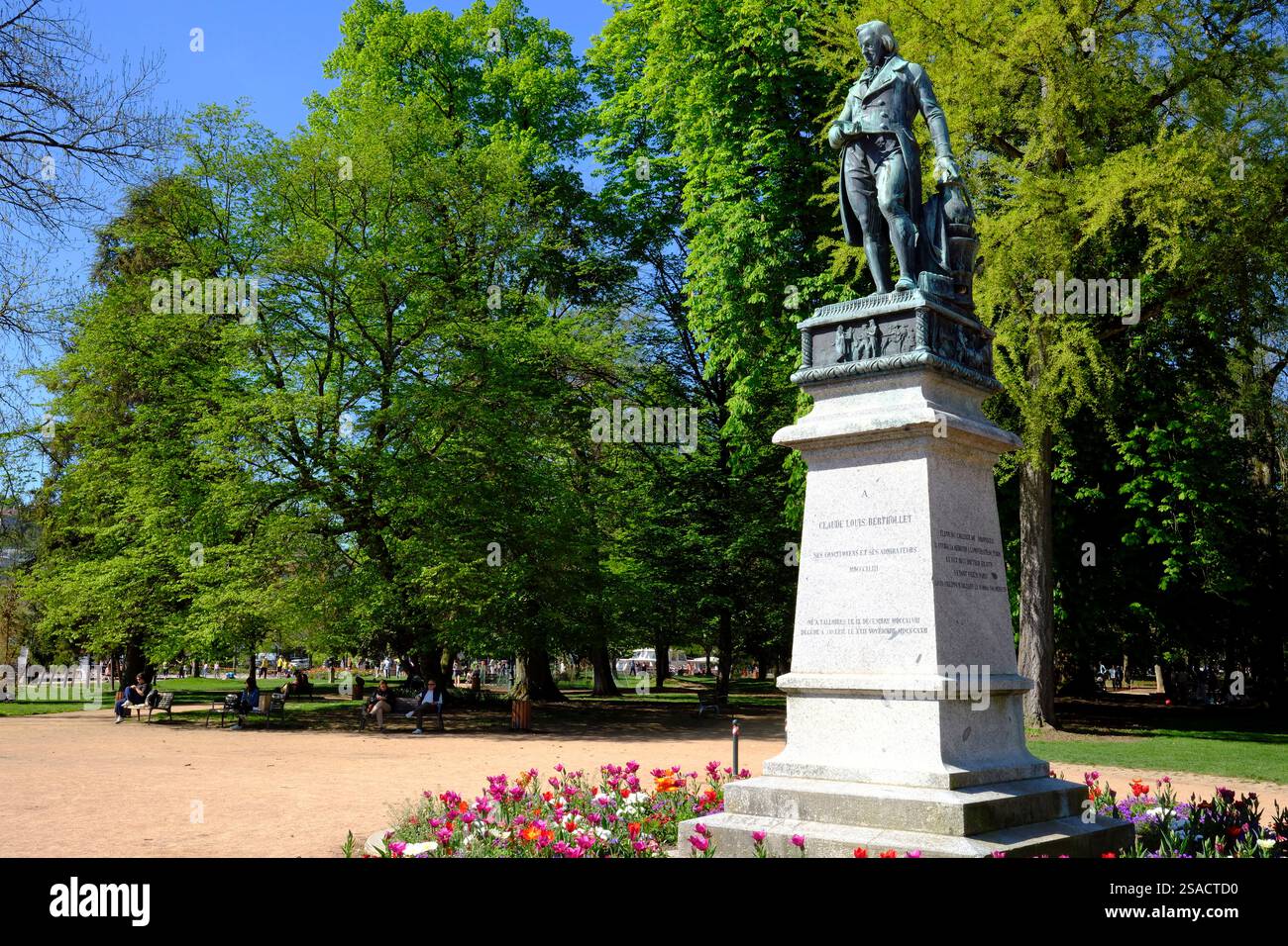 Claude Louis Berthollet was a French chimist. Statue. Annecy. France ...