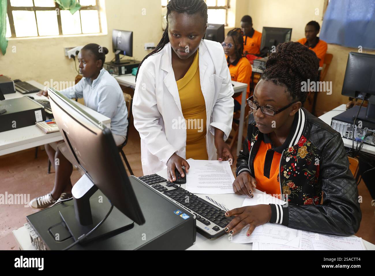 Kolping vocational training centre, Kilimambogo, Kenya Stock Photo - Alamy