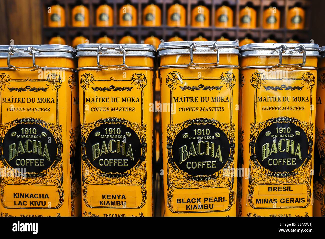 Cafe Bacha, Dar El Bacha, Marrakesh, Morocco Stock Photo - Alamy
