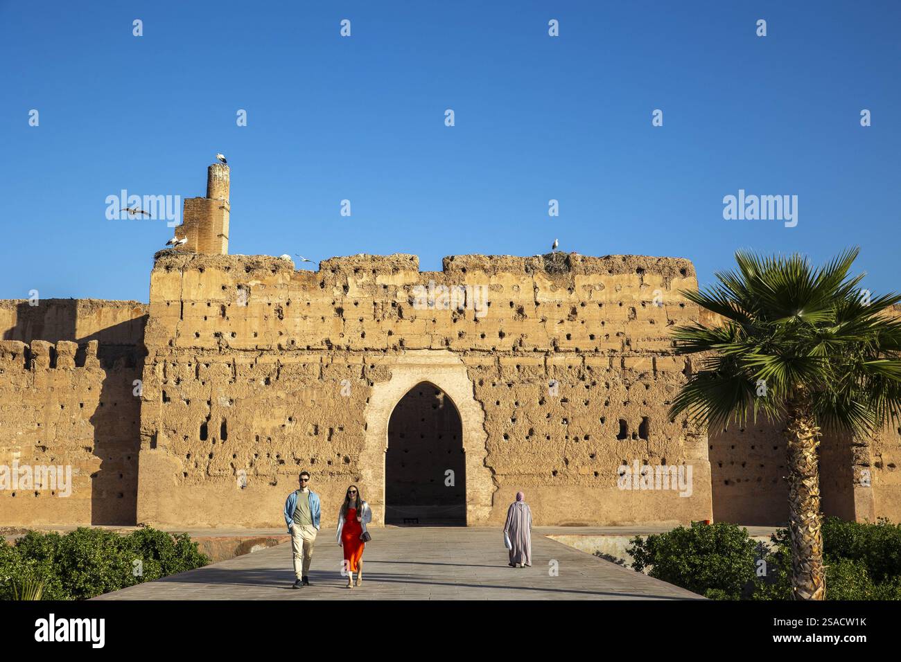 Badii palace, Marrakesh, Morocco Stock Photo - Alamy