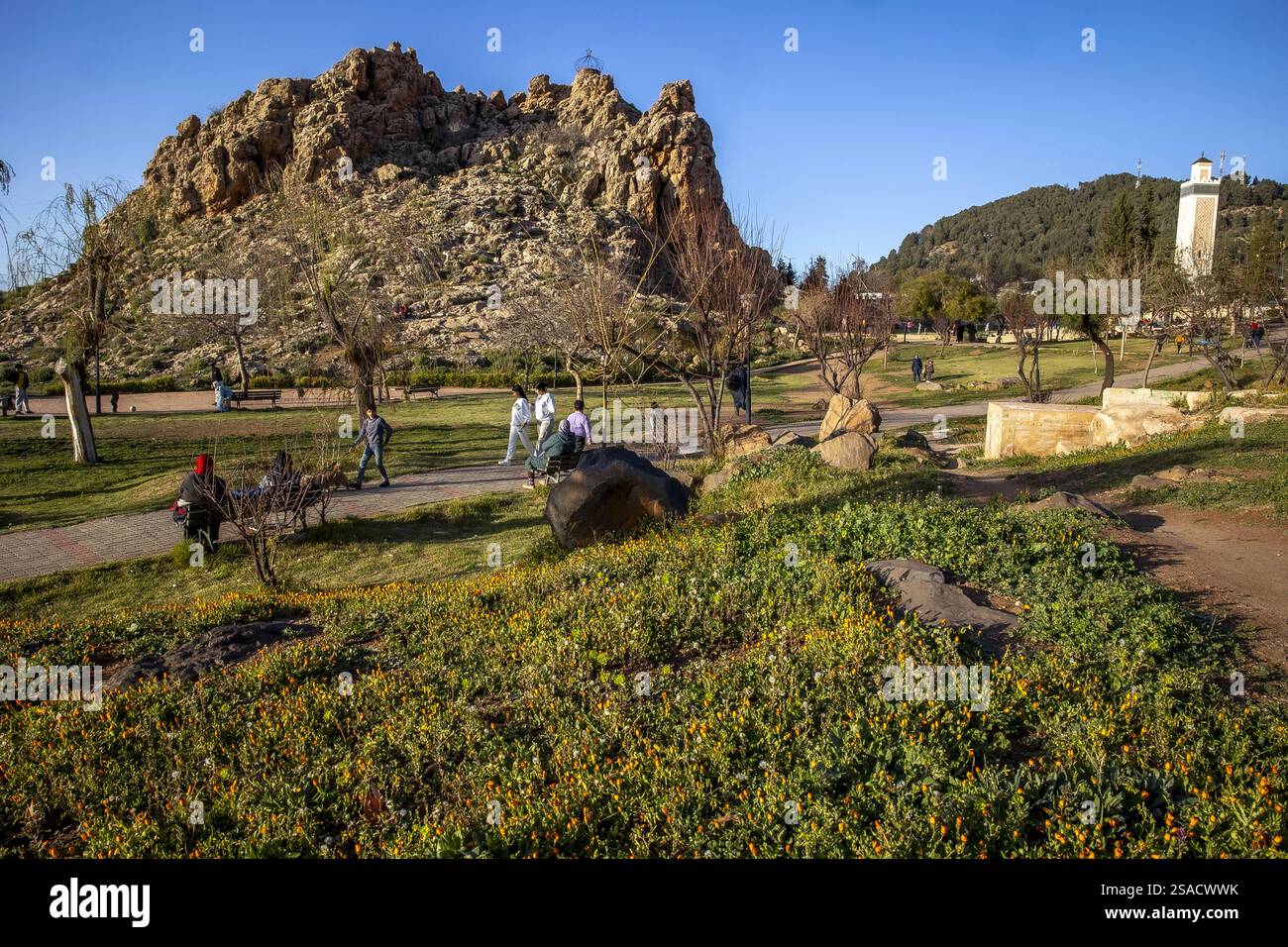 Park around the distinctive rock from which the city gets its name ...