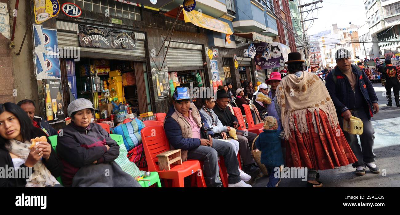 La Paz Bolivia at the Fiesta del Gran Poder ( Saturday before Ascension ...
