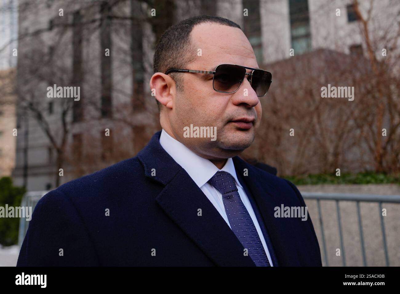 Wael Hana departs Manhattan federal court after his sentencing on a ...