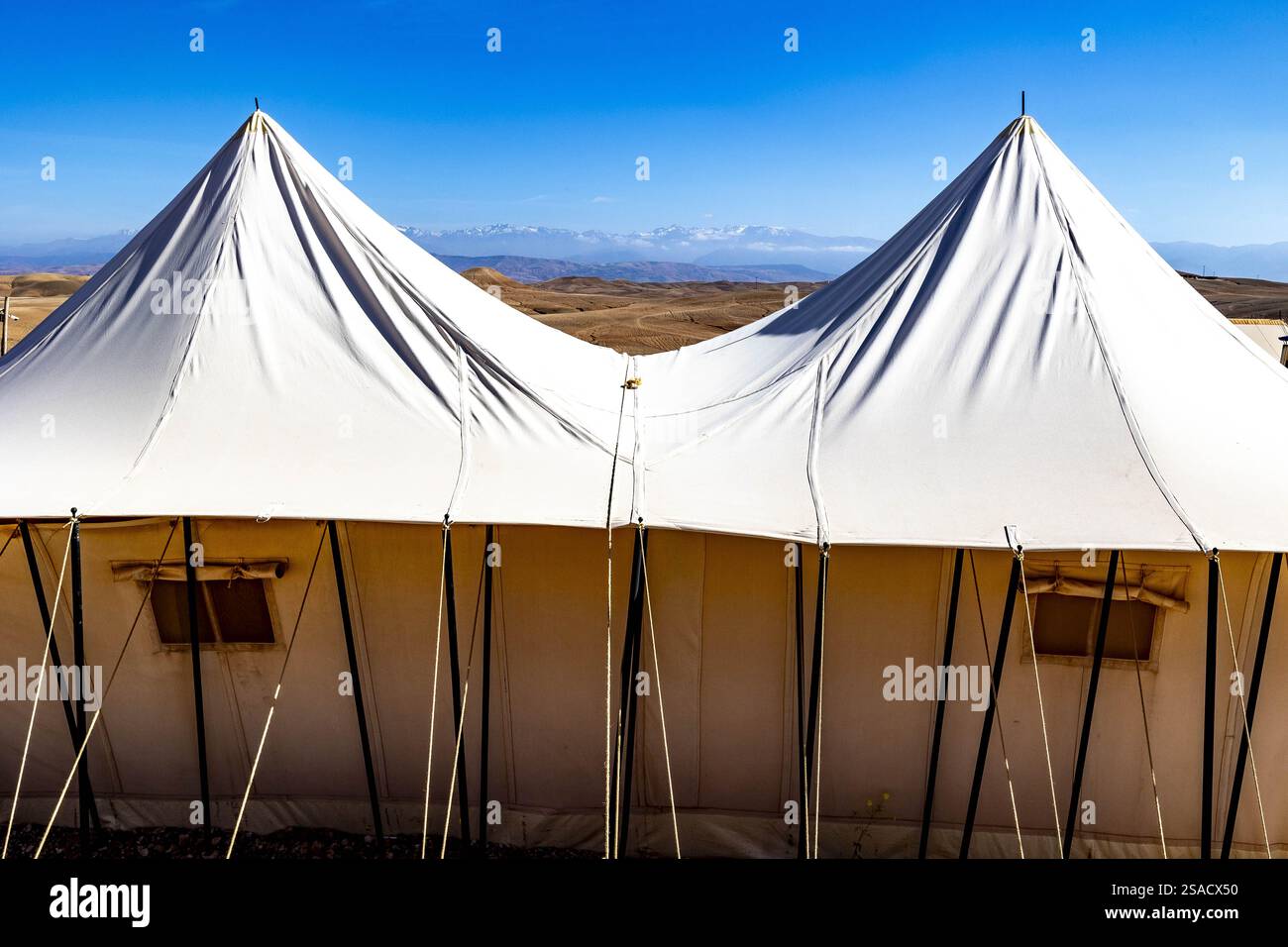 Desert camp in Agafay, Morocco Stock Photo - Alamy
