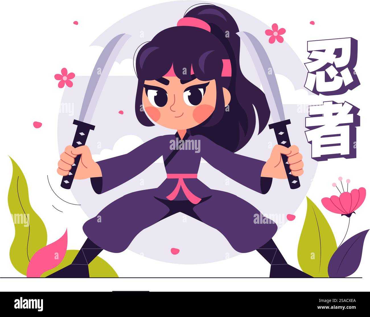 Translation : Ninja Vector Illustration featuring a Ninja Shinobi ...
