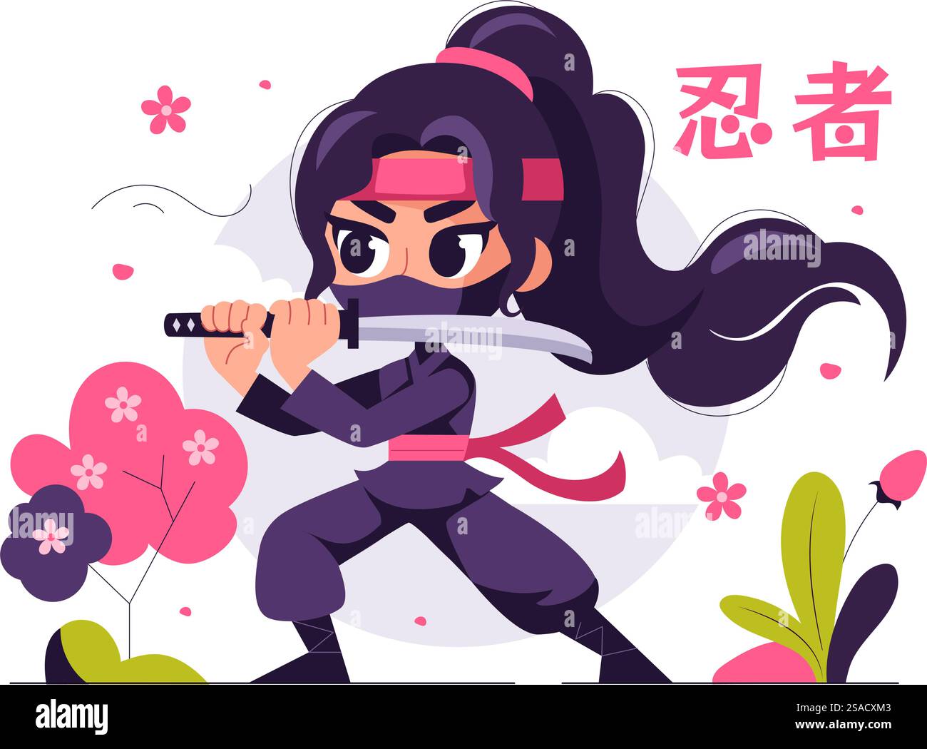 Translation : Ninja Vector Illustration featuring a Ninja Shinobi ...