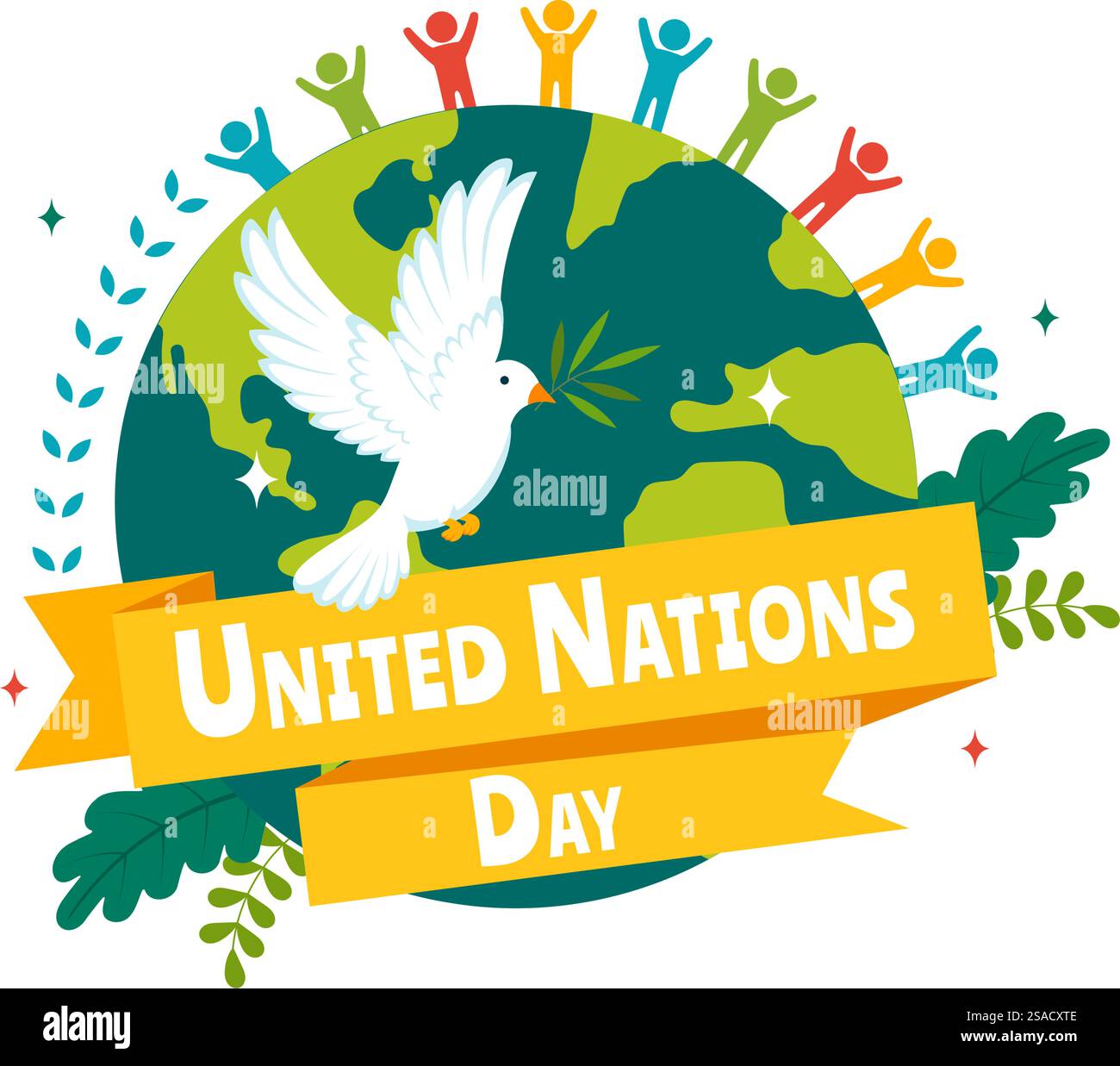 Poster united nations day Cut Out Stock Images & Pictures - Alamy