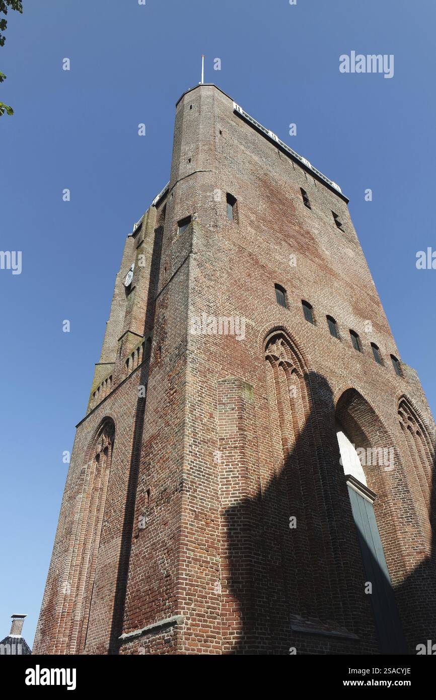 Tower of St Gertrude's Church in Workum, Netherlands Stock Photo - Alamy