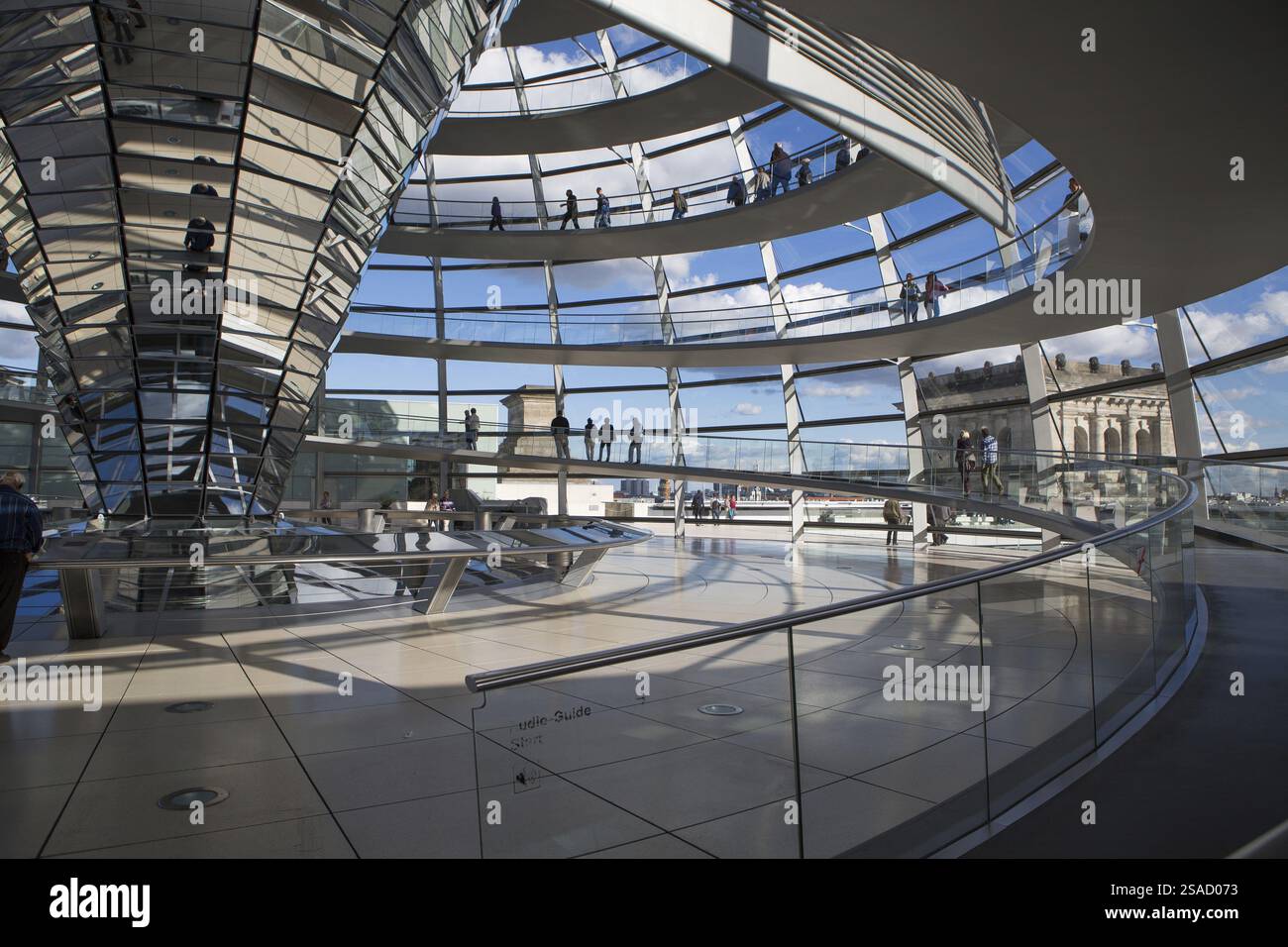 The Reichstag dome in Berlin offers breathtaking views of the city ...