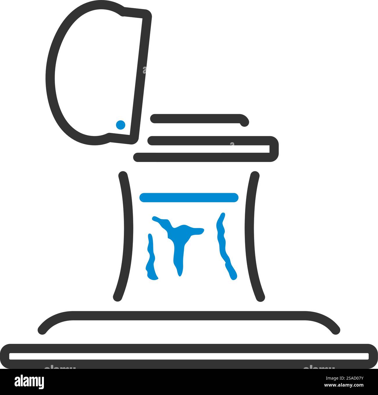 Inkstand Icon. Editable Bold Outline With Color Fill Design. Vector Illustration Stock Vector ...