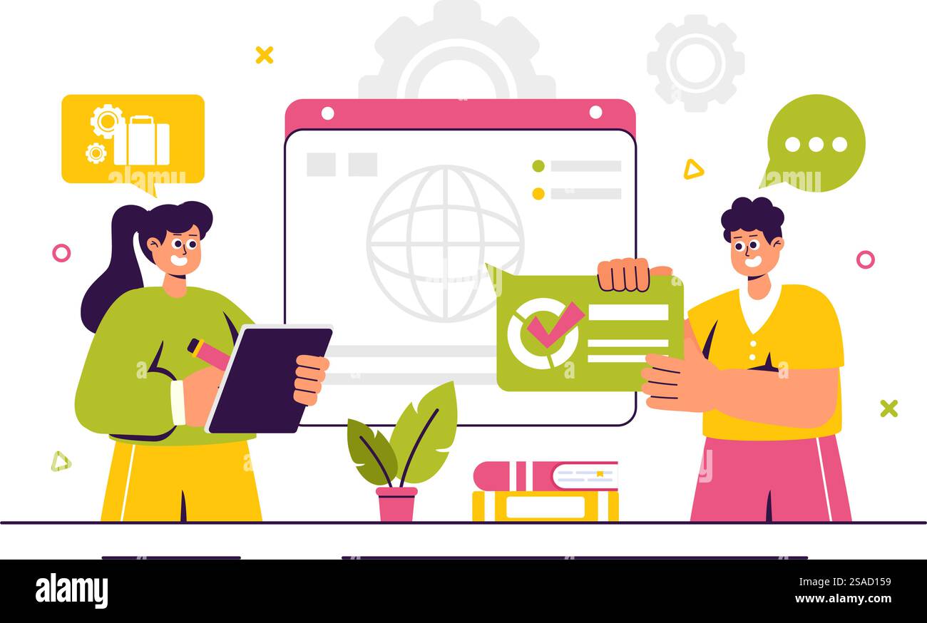 Vector illustration of an NGO or Non-Governmental Organization to ...