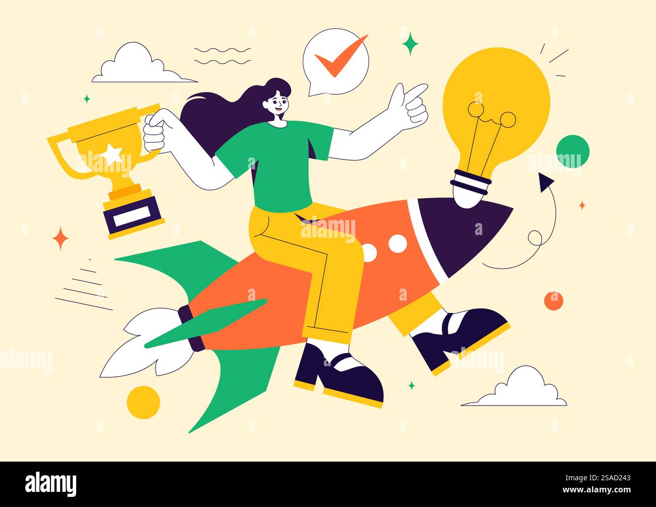 Explore an Innovative and Creative Vector Illustration Featuring a ...