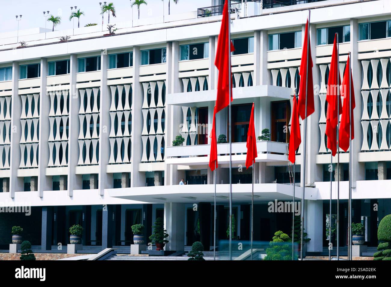 The Reunification or Independence Palace, Ho Chi Minh City (Saigon). It ...