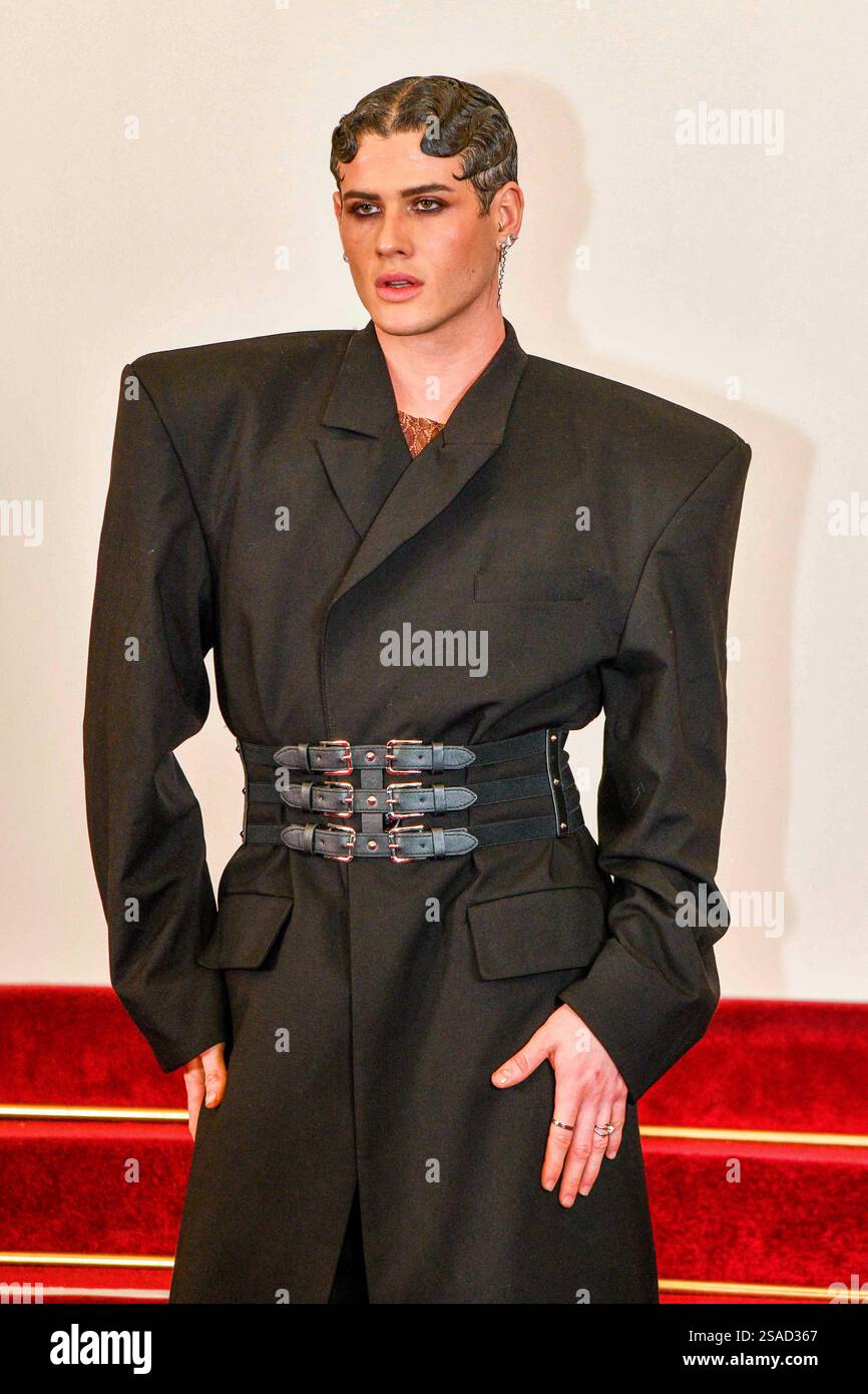 Paris, France. 29th Jan, 2025. Raphael Say attends the Stéphane Rolland ...