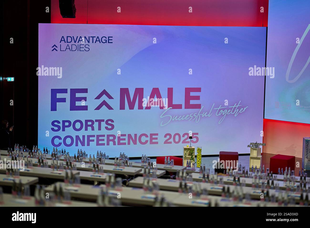 Linz, Upper Austria, Austria. 29th Jan, 2025. Impressions, set-up ...