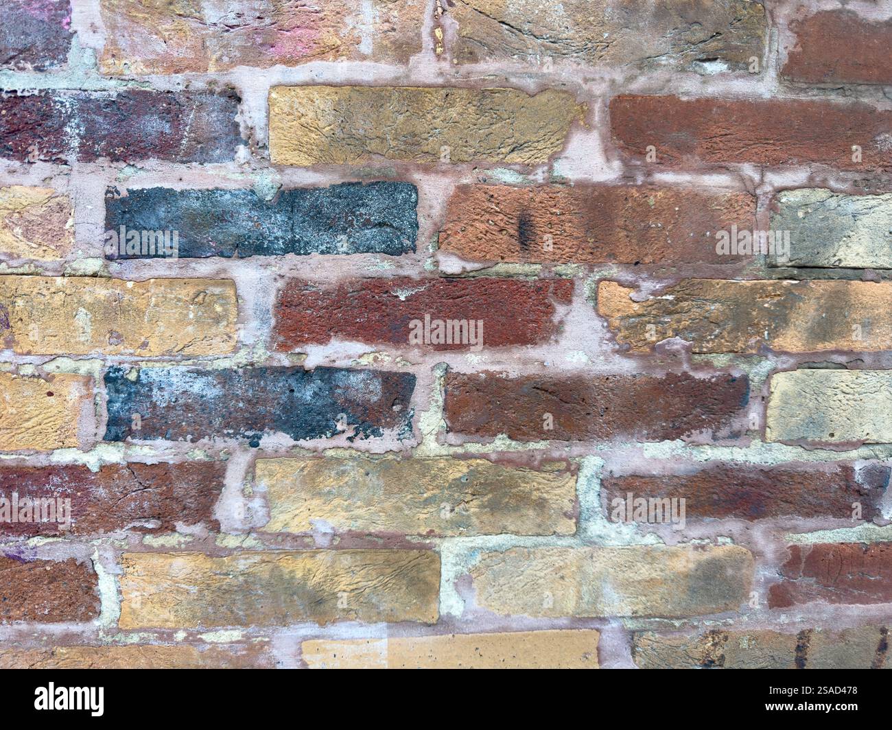 Unique textures of aged brick wall reveal stories of time and ...