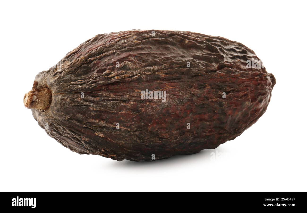 Whole tropical cocoa pod isolated on white Stock Photo - Alamy