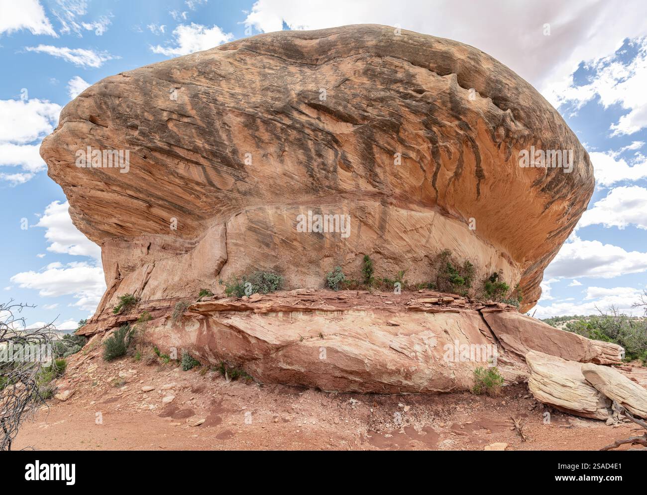 Rock Formation beside the footpath to Kachina Natural Bridge in Natural ...