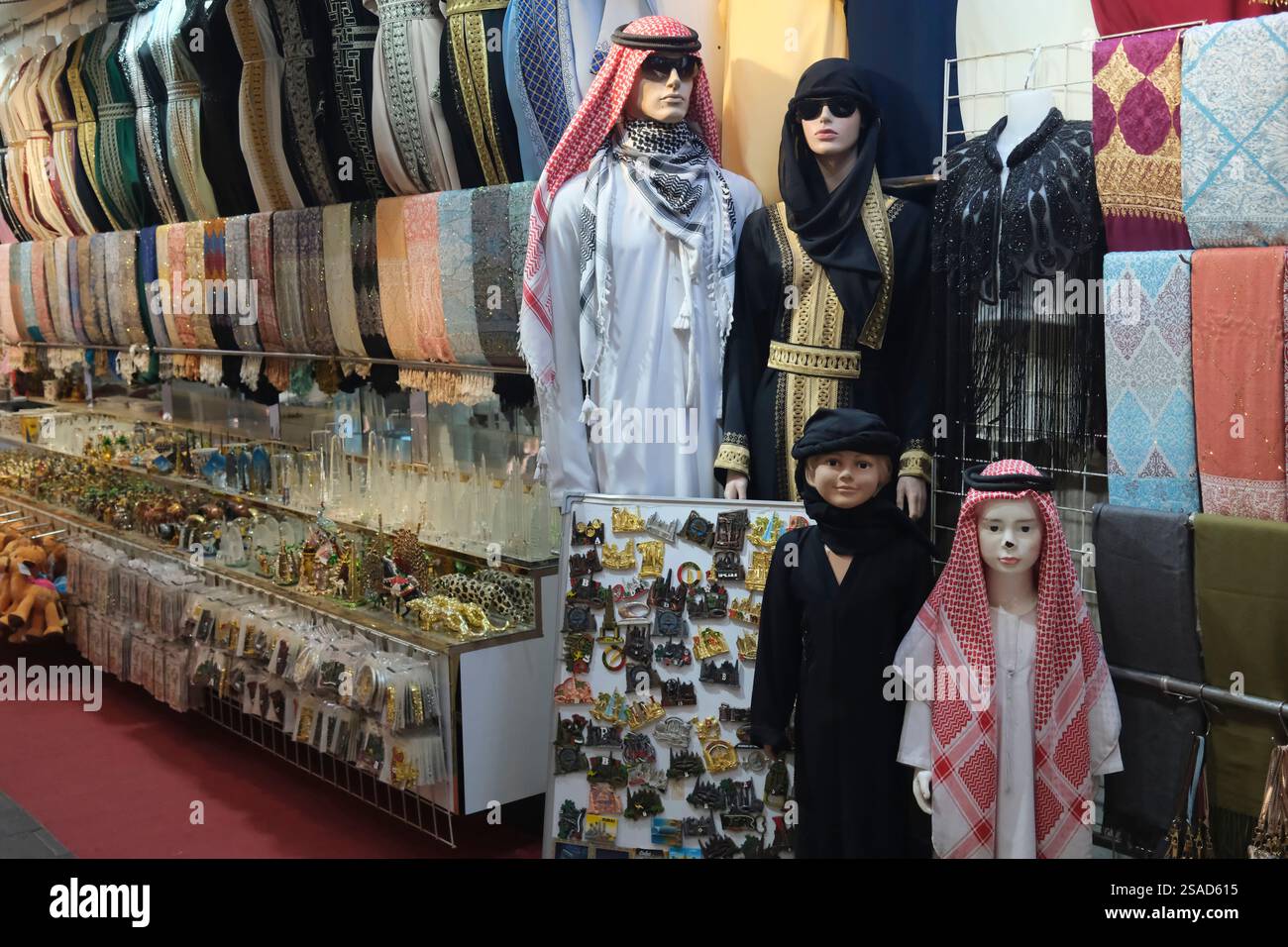 Deira souk. Oriental clothing store. Traditional Dress for Men and ...