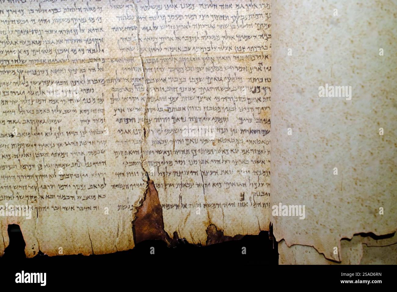 The Bavarian Bible Museum. The book of Isaiah. The great Isaiah Scroll ...