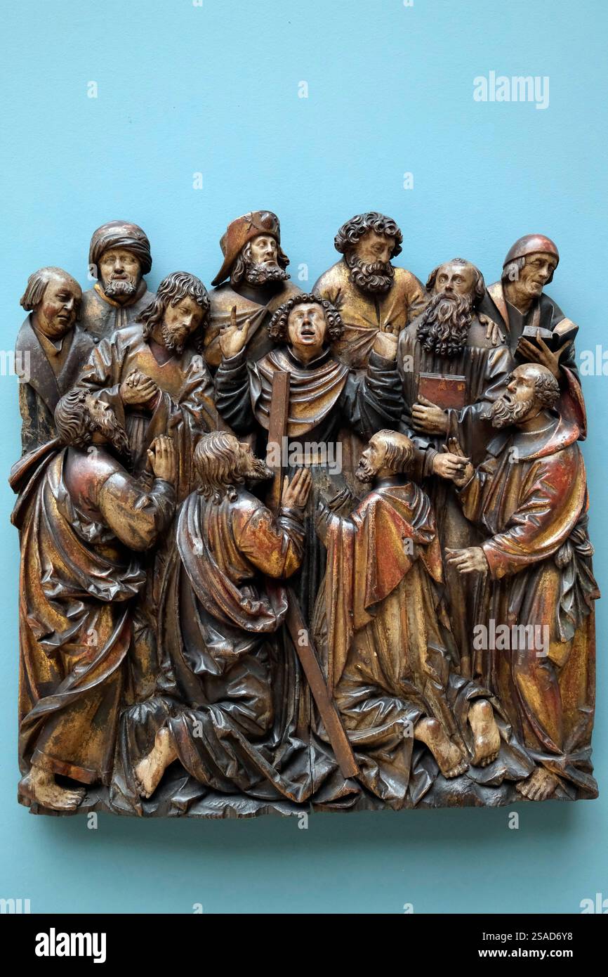 Germanisches Museum. The twelve apostles from a scene of the Assumption ...