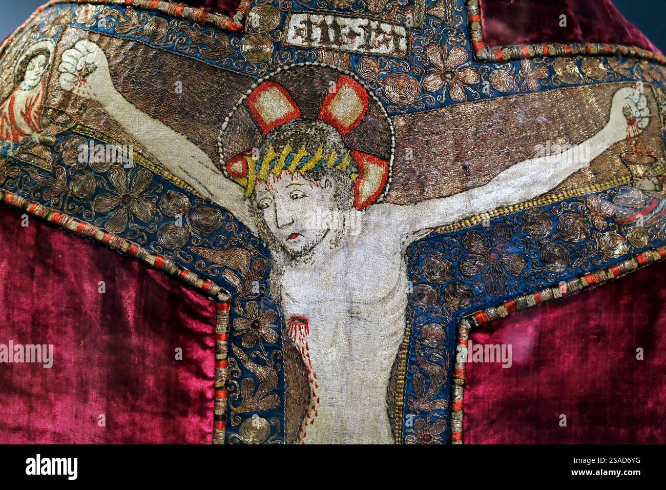 Germanisches Museum. Chasuble with Jesus-Christ. Nuremberg. Germany ...