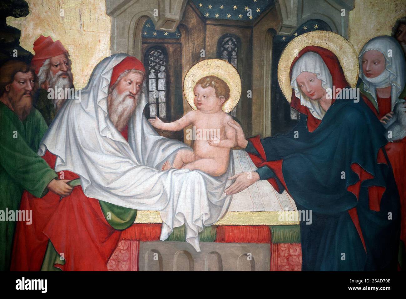 Germanisches Museum. The presentation of Christ in the temple. Prague, 1430. Nuremberg. Germany ...