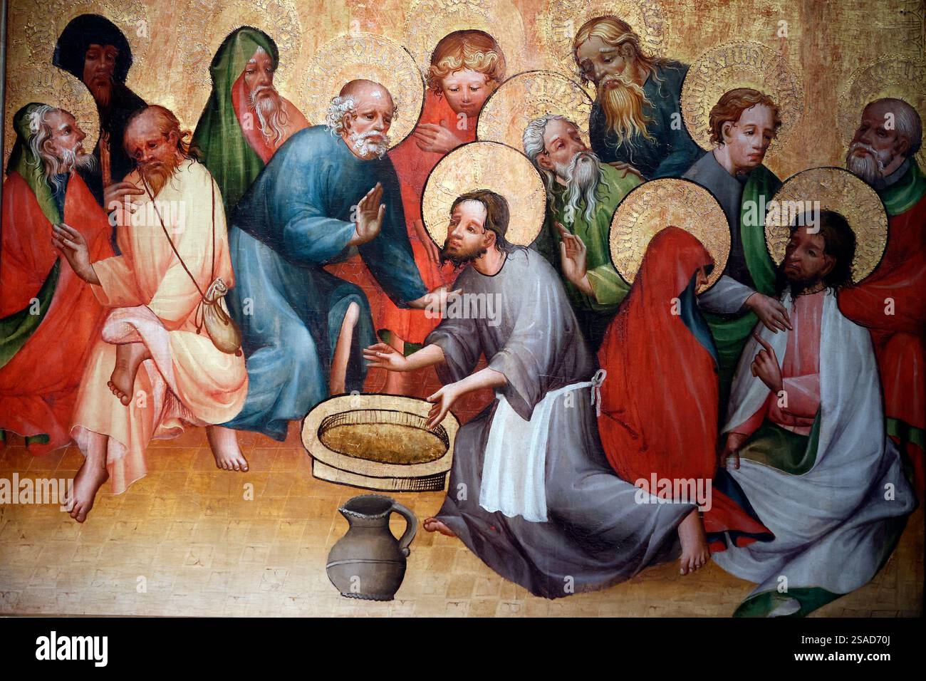 Germanisches Museum. Christ Washing the Feet of the Apostles. Mainz, 15 ...